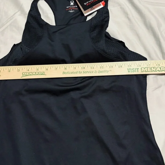 Spyder | Tops | Nwt Spider Active Seamless Mesh Trimmed Removable Pad ...